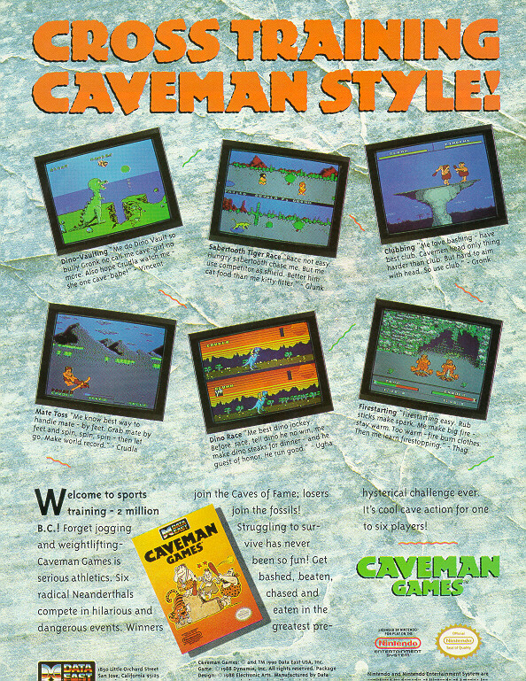 Caveman Games (NES)