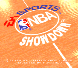 NBA Showdown '94 Sega Genesis