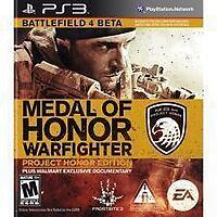 Player's Choice Video Games. Medal Of Honor Warfighter [Project Honor ...